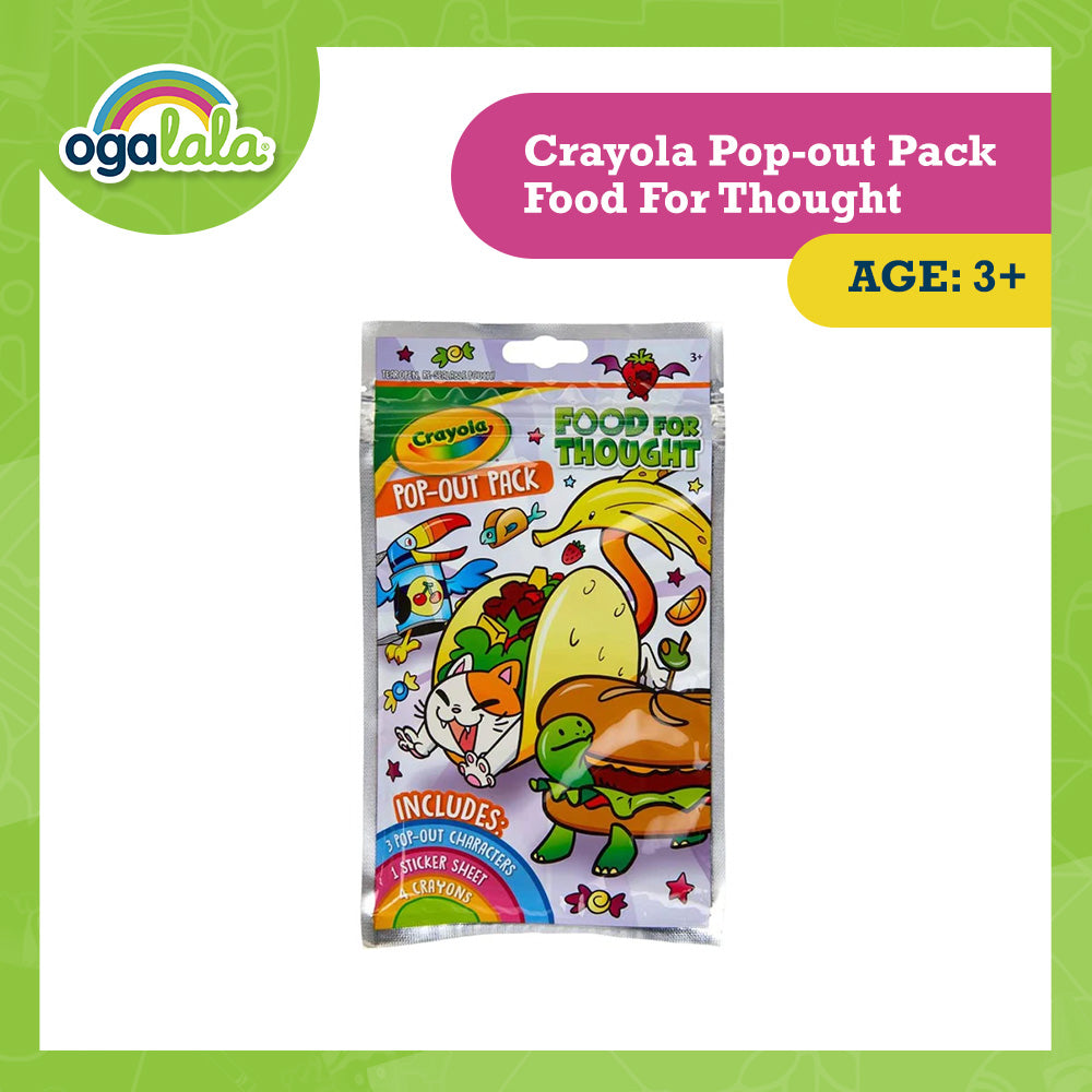 Crayola Pop-out Pack - Food For Thought – Ogalala World